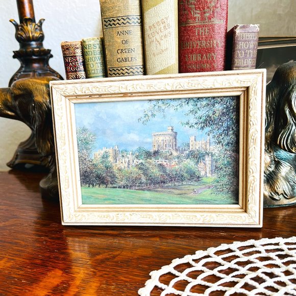 Vintage | Accents | Vtg Picture Of Windsor Castle By Pat Bell | Poshmark